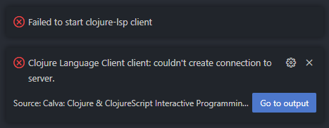 Calva does not gracefully handle when clojure-lsp cannot be downloaded · Issue #2064 ...