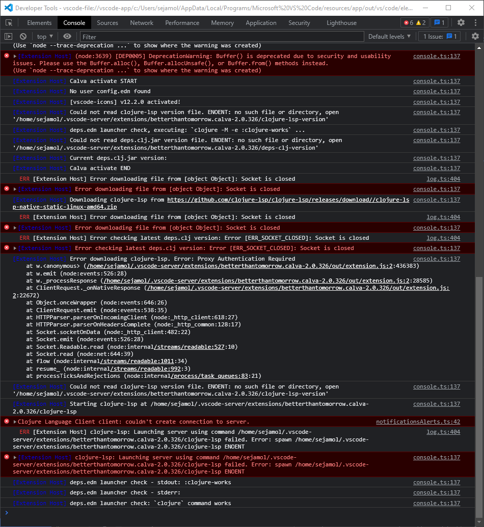 Calva does not gracefully handle when clojure-lsp cannot be downloaded · Issue #2064 ...