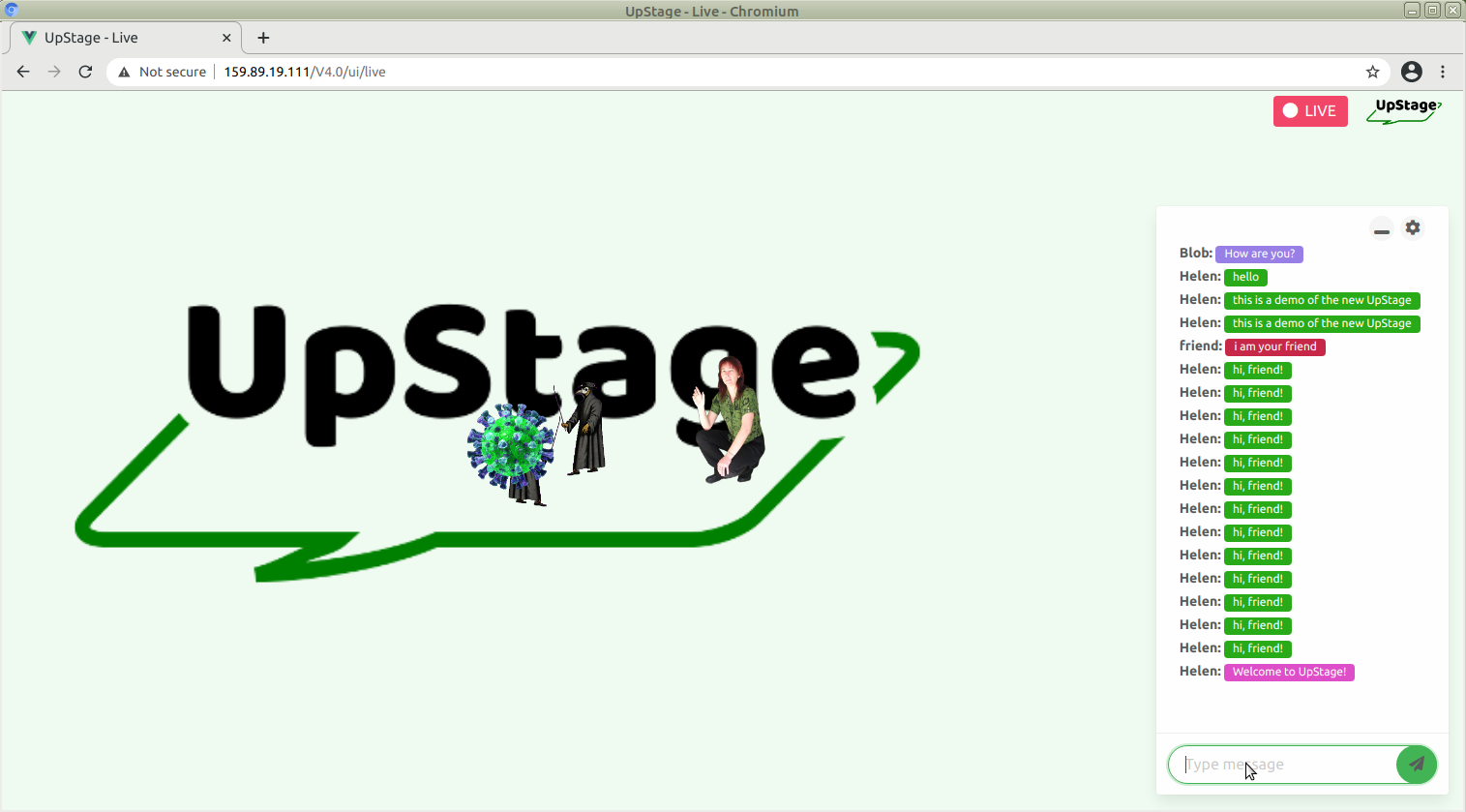 Demo stage · Issue #116 · upstage-org/upstage · GitHub