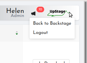 navigating from live stage to Backstage · Issue #679 · upstage-org/upstage · GitHub
