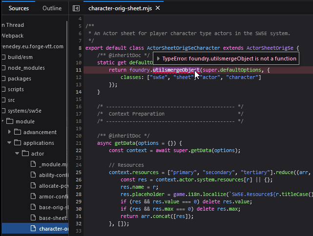 2.0.2.2.2.5 beta release errors in built zip · Issue #513 · sw5e-foundry/sw5e · GitHub