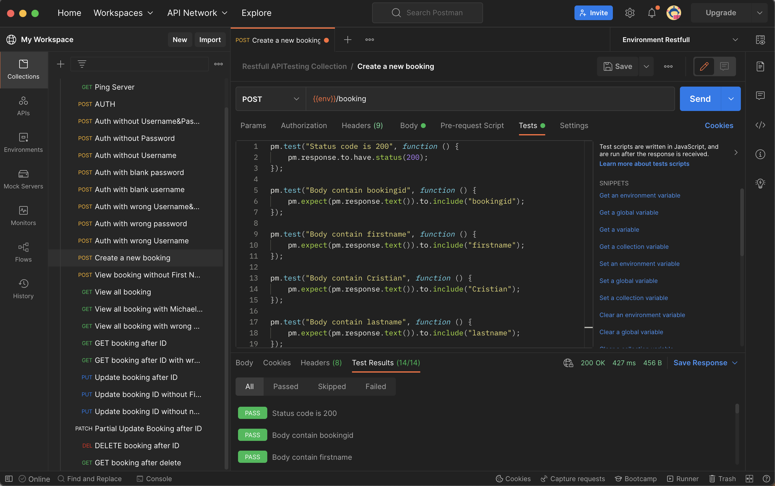 Github Christianbogdan Crud Restfull Apitesting Collection My First Api Testing Project In