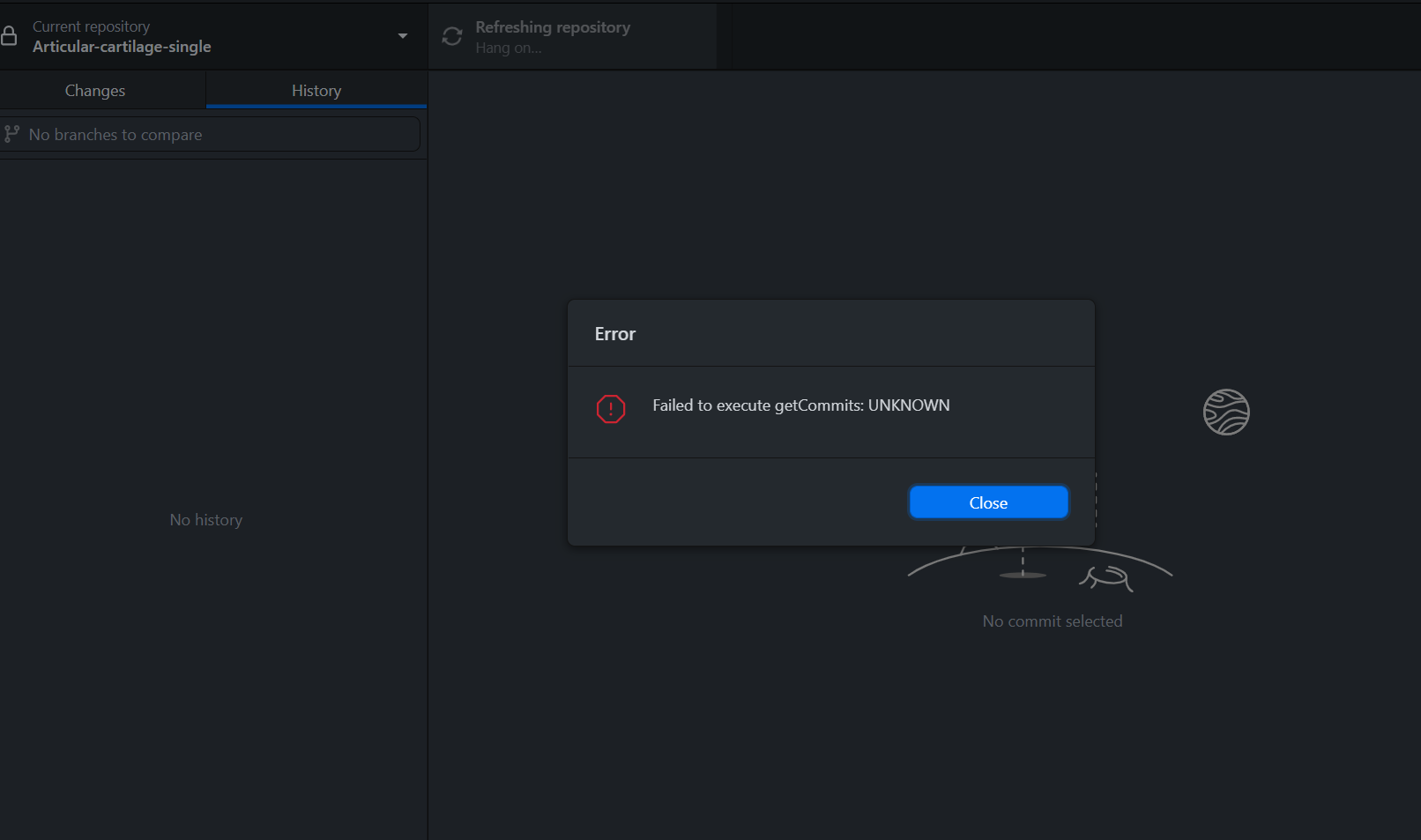 Failed to execute setConfigValueInPath: UNKNOWN · Issue #15058 · desktop/desktop · GitHub
