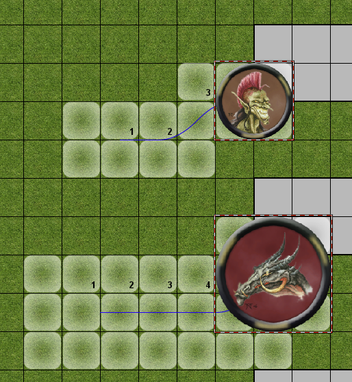 Pathfinding bug when using large tokens · Issue #2409 · RPTools/maptool · GitHub
