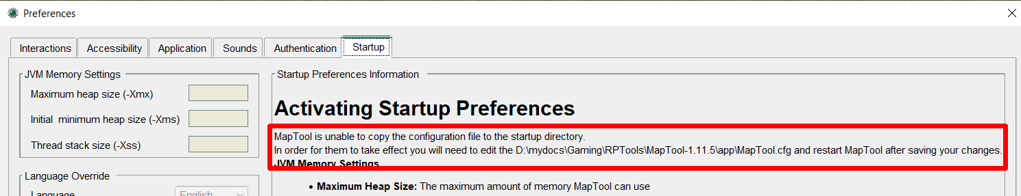 [Bug]: Startup settings for changing language override is not changable · Issue #3771 · RPTools ...