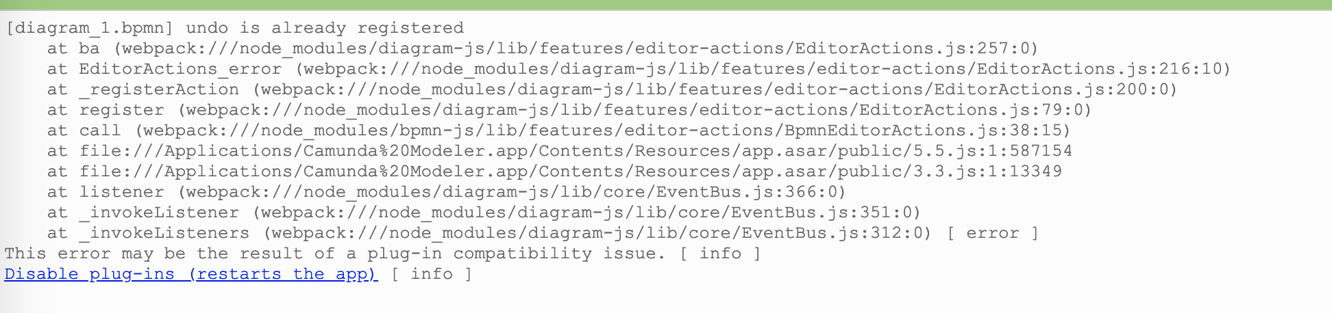 After installation on Mac it can not display the diagram-tabs · Issue #1557 · camunda/camunda ...