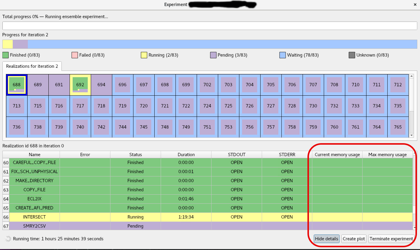 Memory usage not shown in GUI · Issue #6518 · equinor/ert · GitHub
