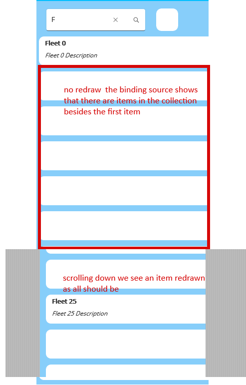 CollectionView partially redraws items in collection · Issue #15141 · dotnet/maui · GitHub
