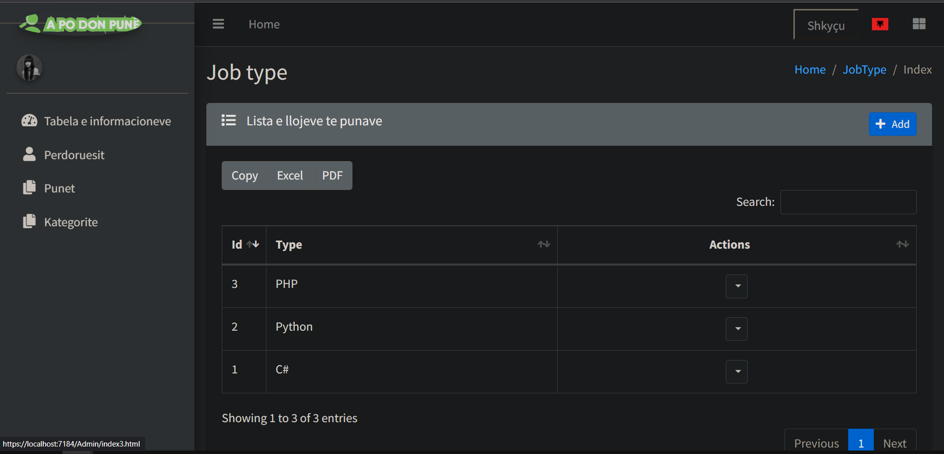 GitHub - denikrasniqi/JobPortal_Project: Job Portal Website in ASP.NET for simplifying job hunting