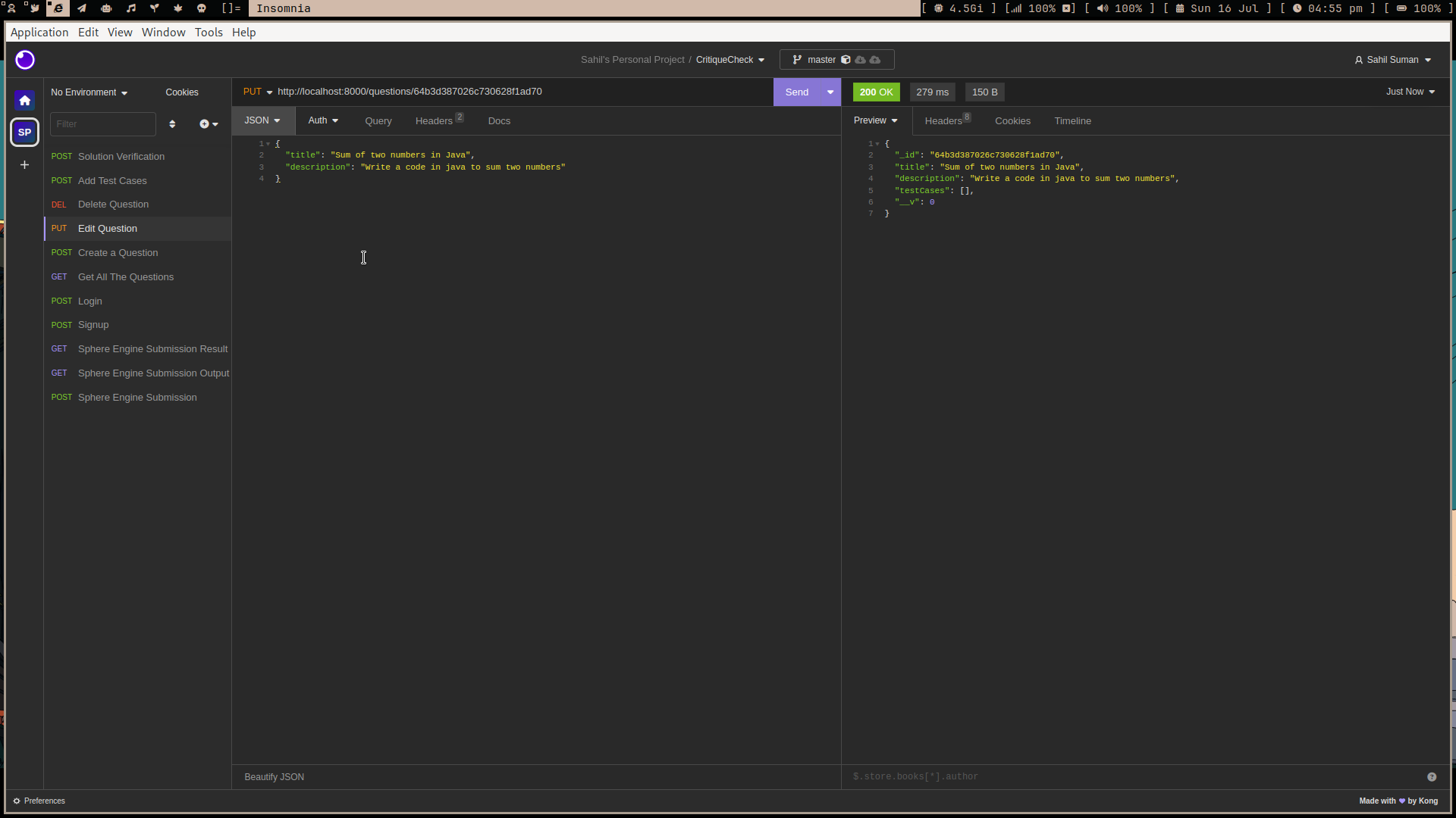 GitHub - sahilsuman933/cometlabs_assignment