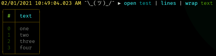 Table Is Horked And I Dont Know Why · Issue 2994 · Nushellnushell