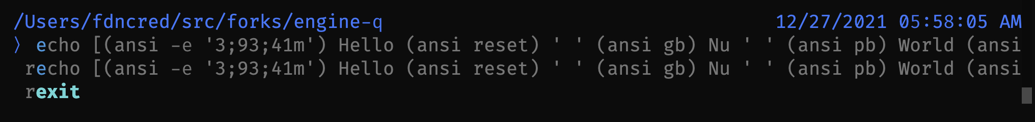 Dismiss Hinting When Command Line Isn T The Hint · Issue 599 · Nushell Engine Q · Github