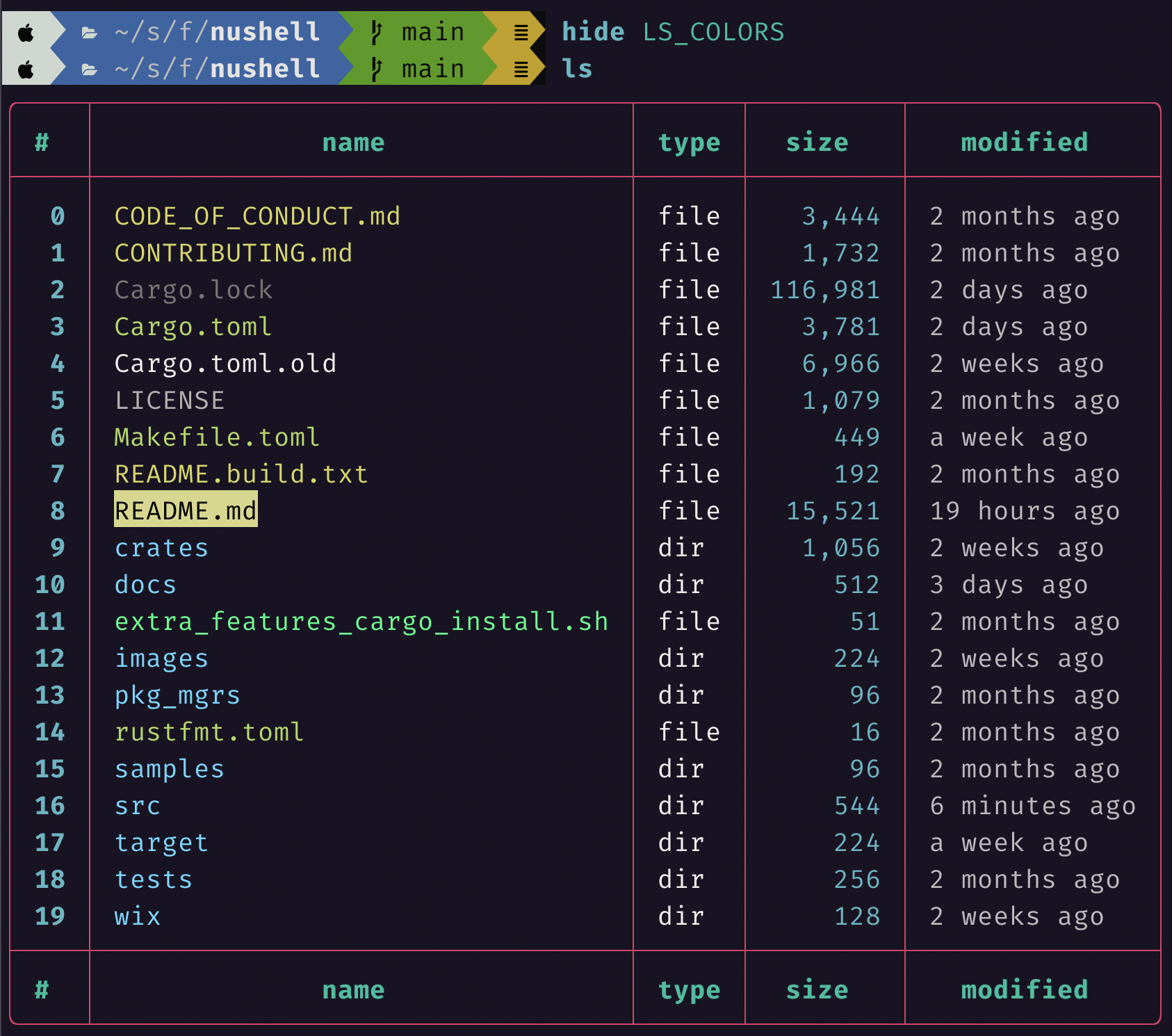 ls_colors not set right when the env var doesn't exist · Issue #4658 · nushell/nushell · GitHub