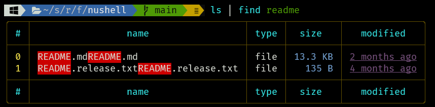 find should work better when clickable links is enabled · Issue #6498 · nushell/nushell · GitHub