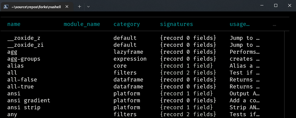 `explore` ideas, bugs, potential changes · Issue #7332 · nushell/nushell · GitHub