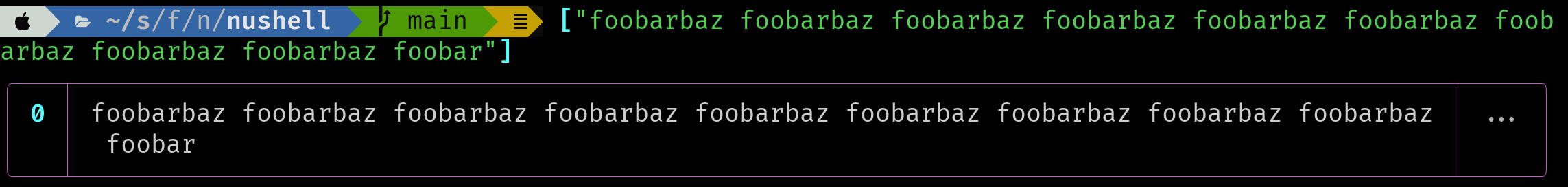 `list ` Values Are Not Shown If A String Is Too Wide · Issue 7591 · Nushellnushell · Github