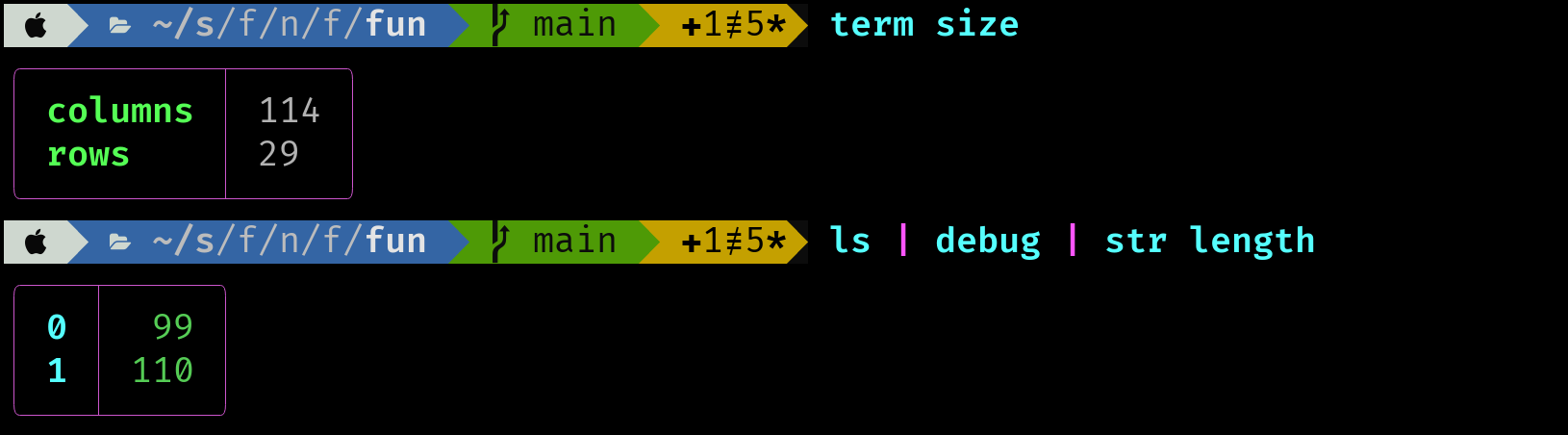 `list ` Values Are Not Shown If A String Is Too Wide · Issue 7591 · Nushellnushell · Github