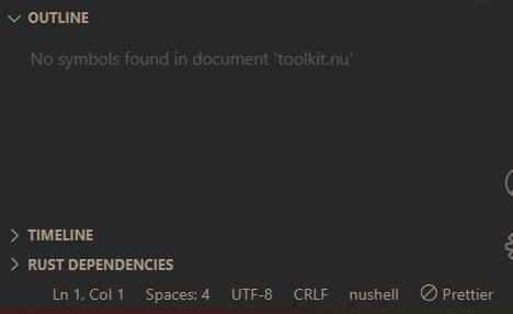 Add Outline view · Issue #135 · nushell/vscode-nushell-lang · GitHub