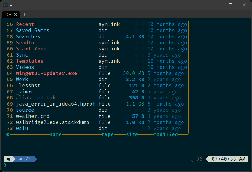 `nushell` replicates prompt line with every keystroke on `wezterm ...