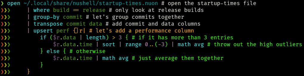 Type System Doesnt Like Multi Line Repl Input With Pipes On The Right With Comments Following