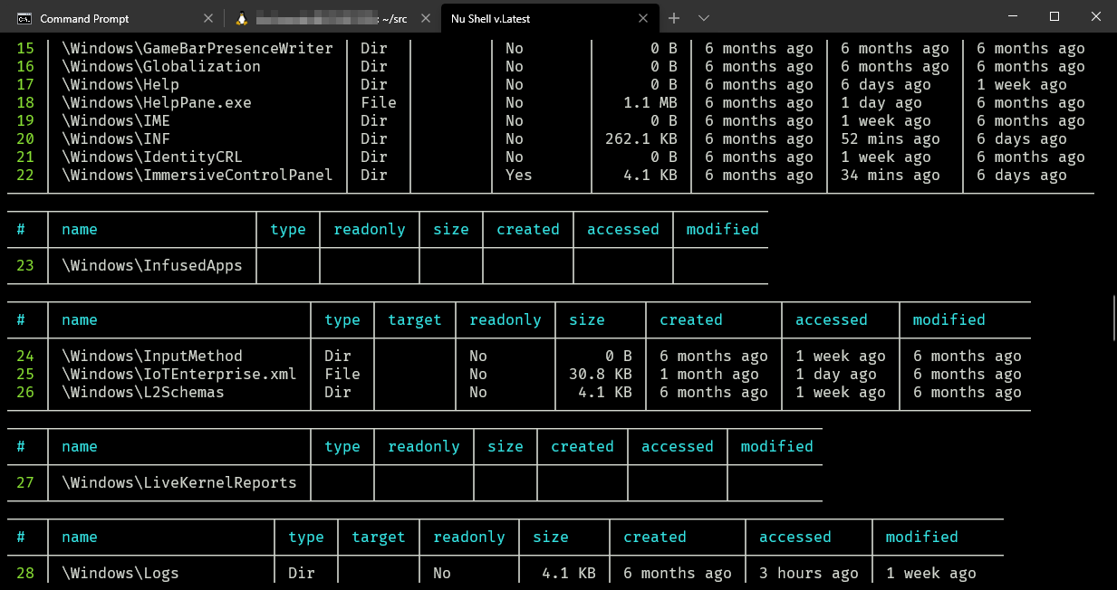 Regression: `ls` without permissions causes error · Issue #1985 · nushell/nushell · GitHub