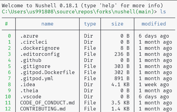 Nushell doesn't respect chosen terminal colors · Issue #2342 · nushell/nushell · GitHub