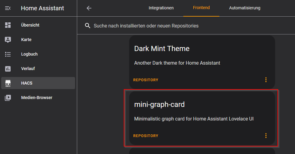 Custom element doesn't exist: mini-graph-card. (on update?) · Issue ...