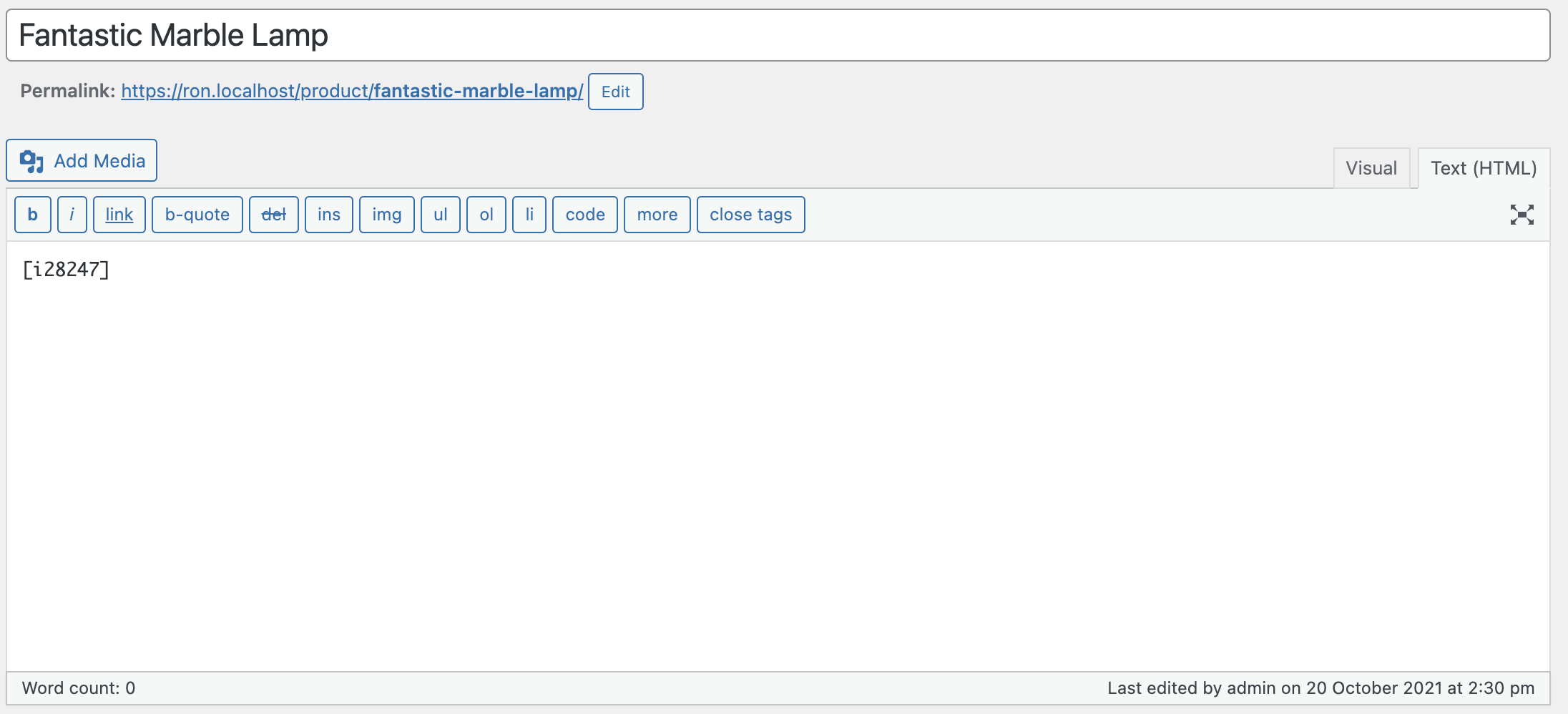 Description tab not showing if only content is an elementor 'template ...