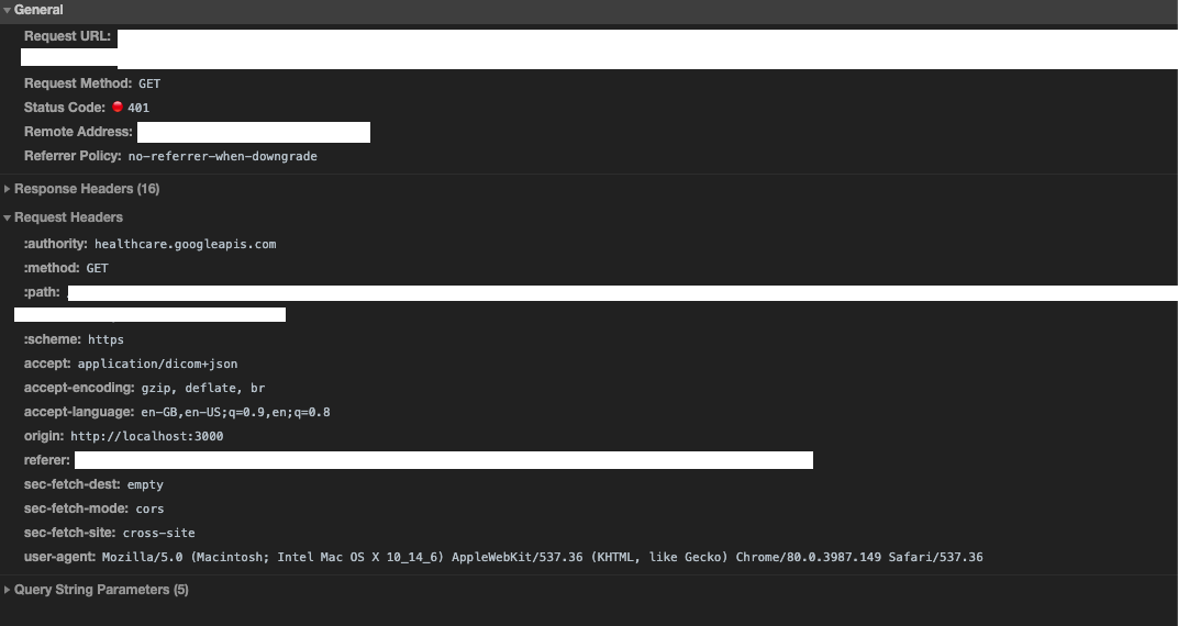 401 Unauthorized when loading study list · Issue #1604 · OHIF/Viewers · GitHub