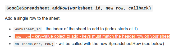 setHeaderRow is not a function? · Issue #234 · theoephraim/node-google-spreadsheet · GitHub