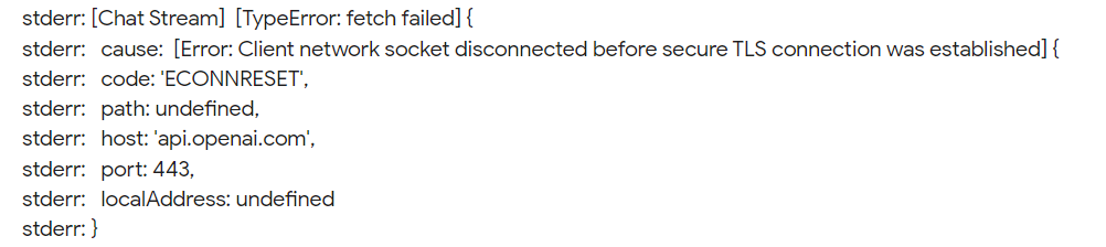 Bug Nginx配置反代以及ssl后经常出现econnreset错误 · Issue 1029 · Chatgptnextwebchatgpt Next Web · Github