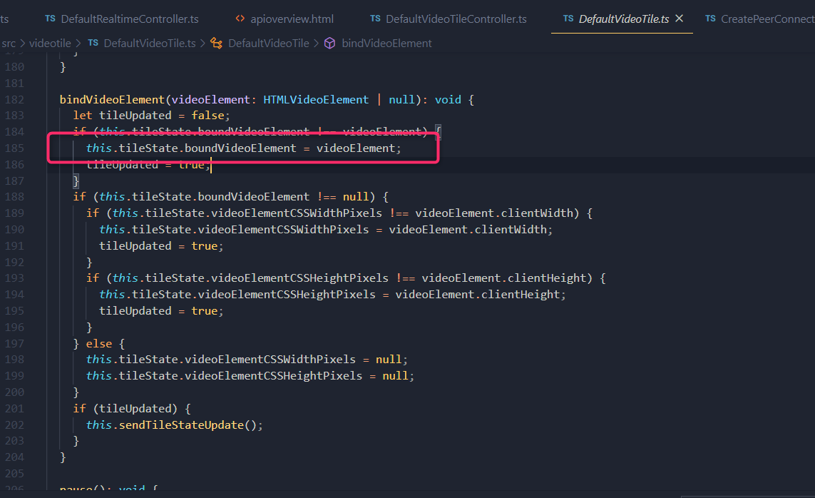 bind multiple video element to VideoTile · Issue #976 · aws/amazon ...