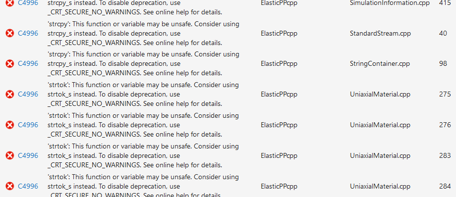 Creation of DLL failed · Issue #34 · OpenSees/OpenSees · GitHub