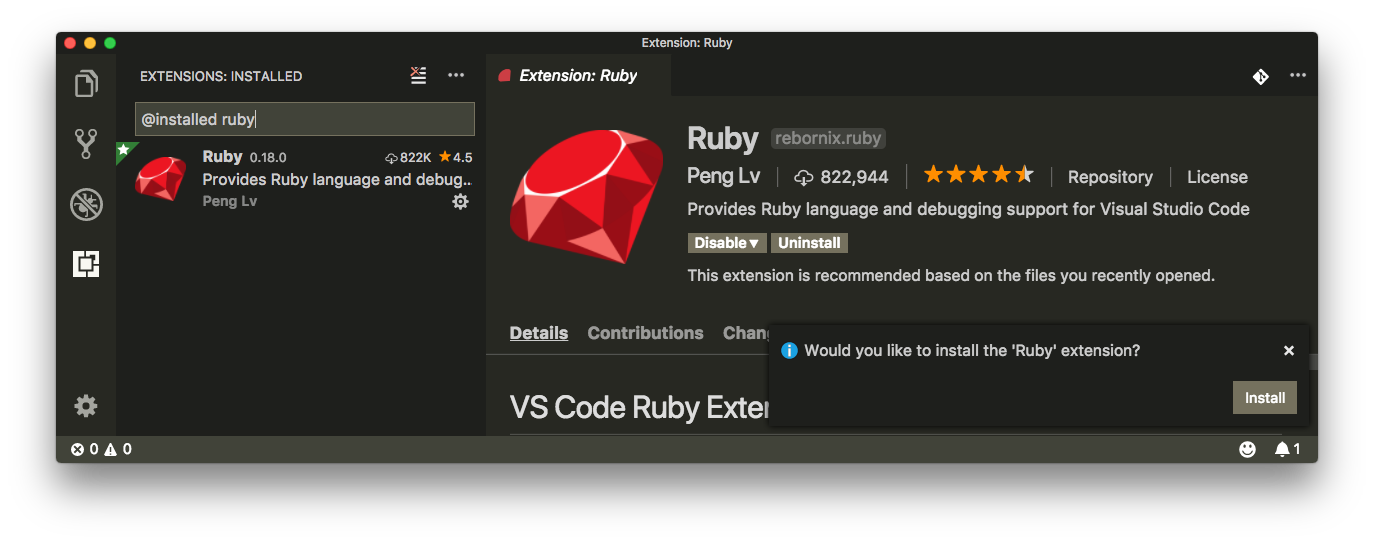Open marketplace URL in VS Code, "Would you like to install?" should ...