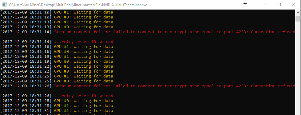 Error, connection refused · Issue #598 · MultiPoolMiner/MultiPoolMiner · GitHub