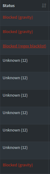 Retried DNS querys shows status unknown in query log · Issue #1643 · pi ...