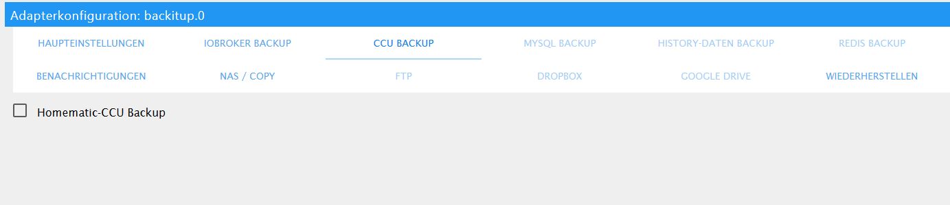 Fehlermeldung, dennoch läuft ein Backup · Issue #251 · simatec/ioBroker.backitup · GitHub