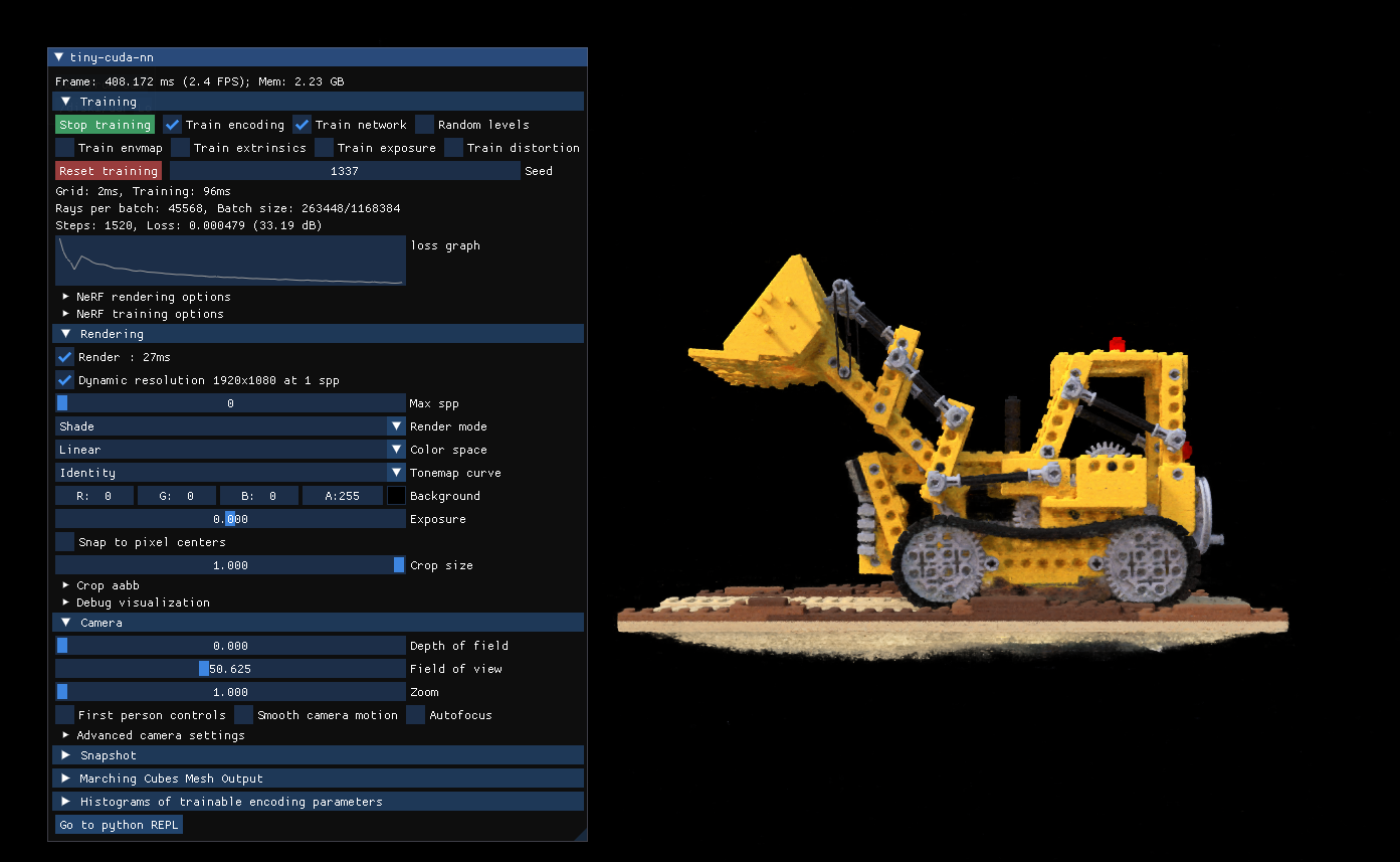 Training nerf with less levels · Issue #140 · NVlabs/instant-ngp · GitHub