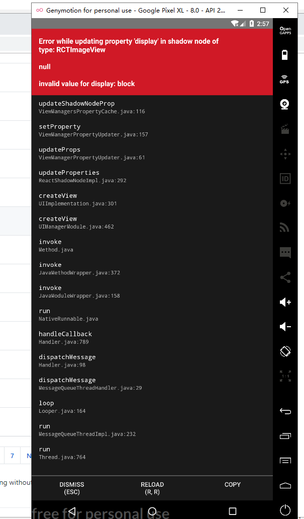 Error Whie Updating Property Display In Shadow Node Of Type Rctimageview · Issue 317