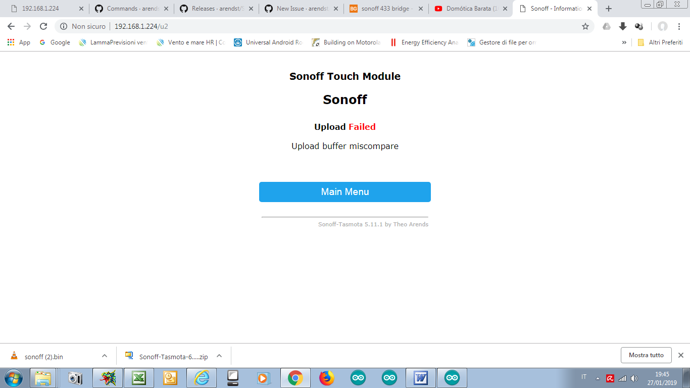 Uploading last precompiled "sonoff.bin" on S.Touch from 5.11.1 to 6.4.1 Failed with message ...