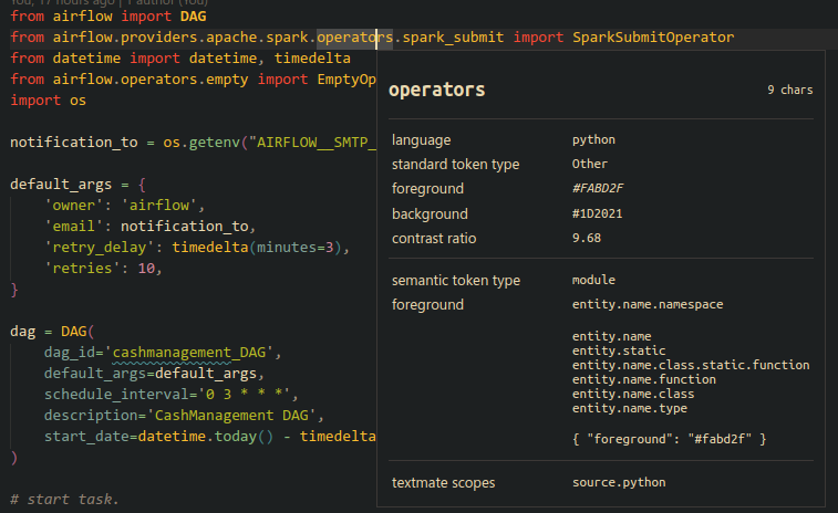 Python Syntax Highlighting Is Worse After The Latest Update · Issue 82 · Jdinhifyvscode Theme 0189