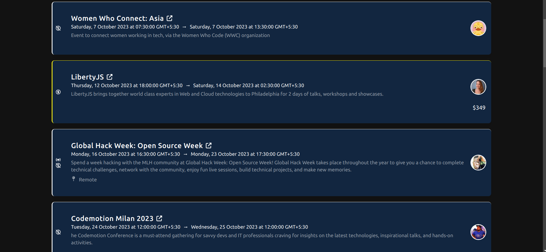 [FEATURE] : Event section · Issue #9277 · EddieHubCommunity/BioDrop · GitHub