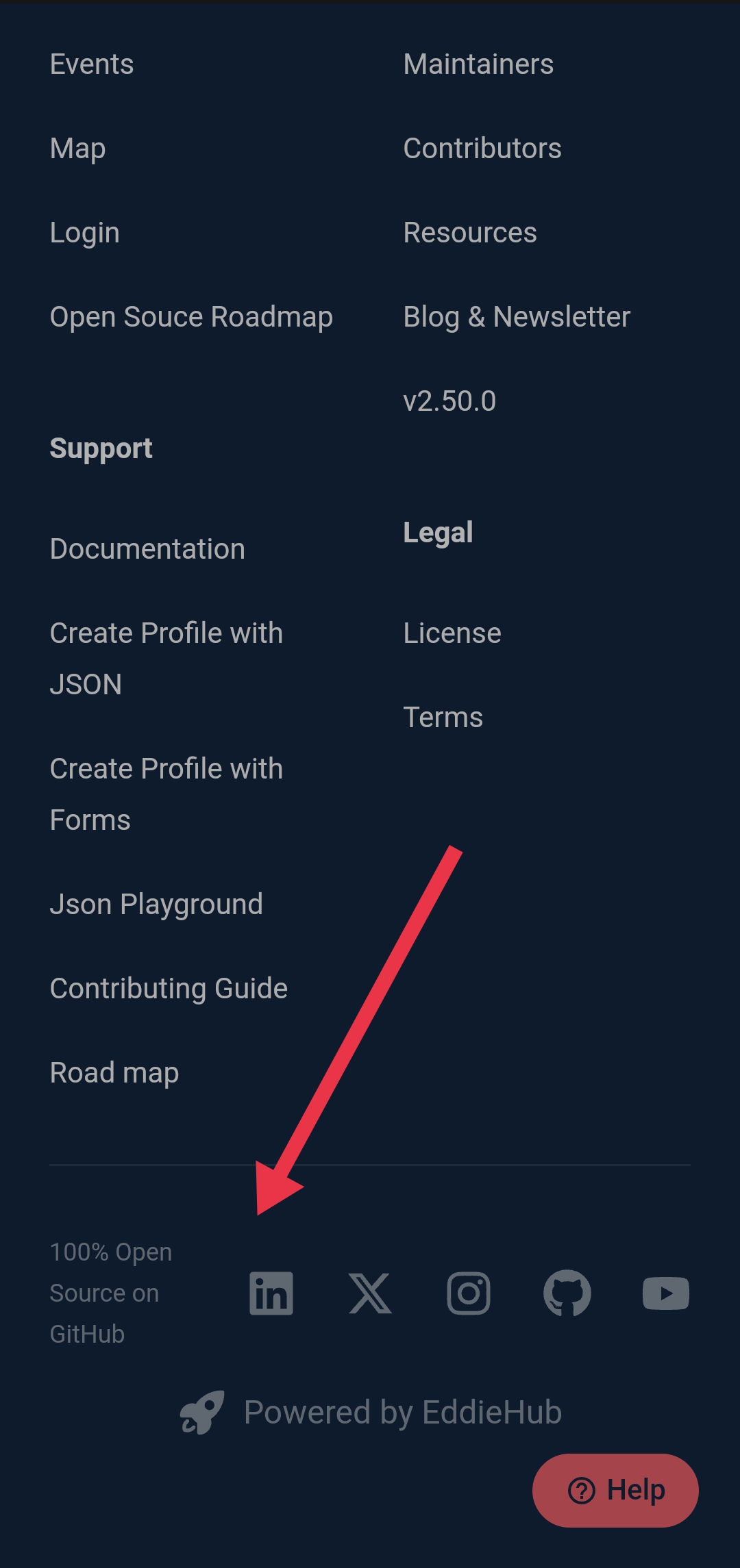 Feature Improvement Footer Section On Mobile View · Issue 9313 · Eddiehubcommunitybiodrop 