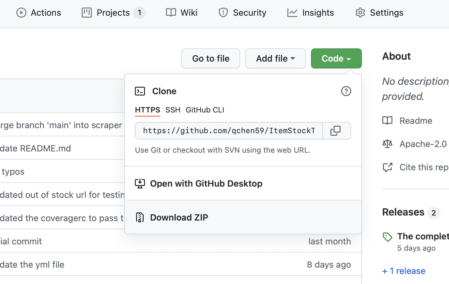 GitHub - qchen59/ItemStockTracker