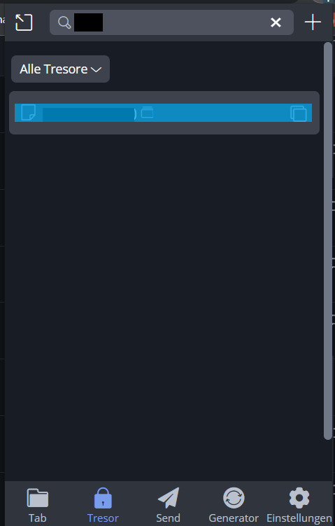 Click-area on password-entrys is incredible small (chrome extension ...