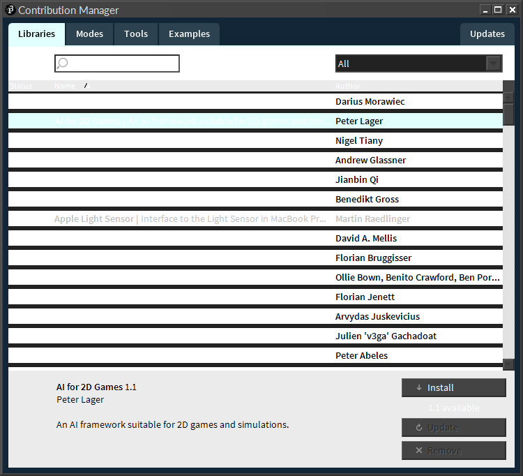 Contribution Manager Ui Bug · Issue 5891 · Processingprocessing