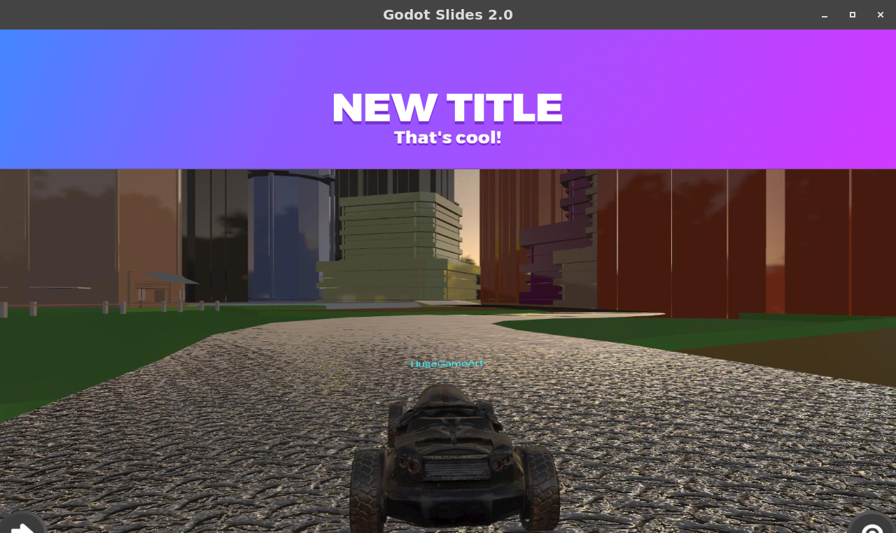 title changes when presentation starts · Issue #85 · GDQuest/godot ...