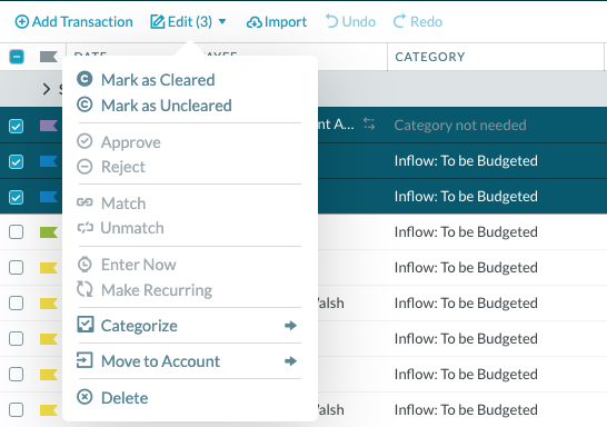 Edit multiple flags / remove flags option missing from Edit menu ...