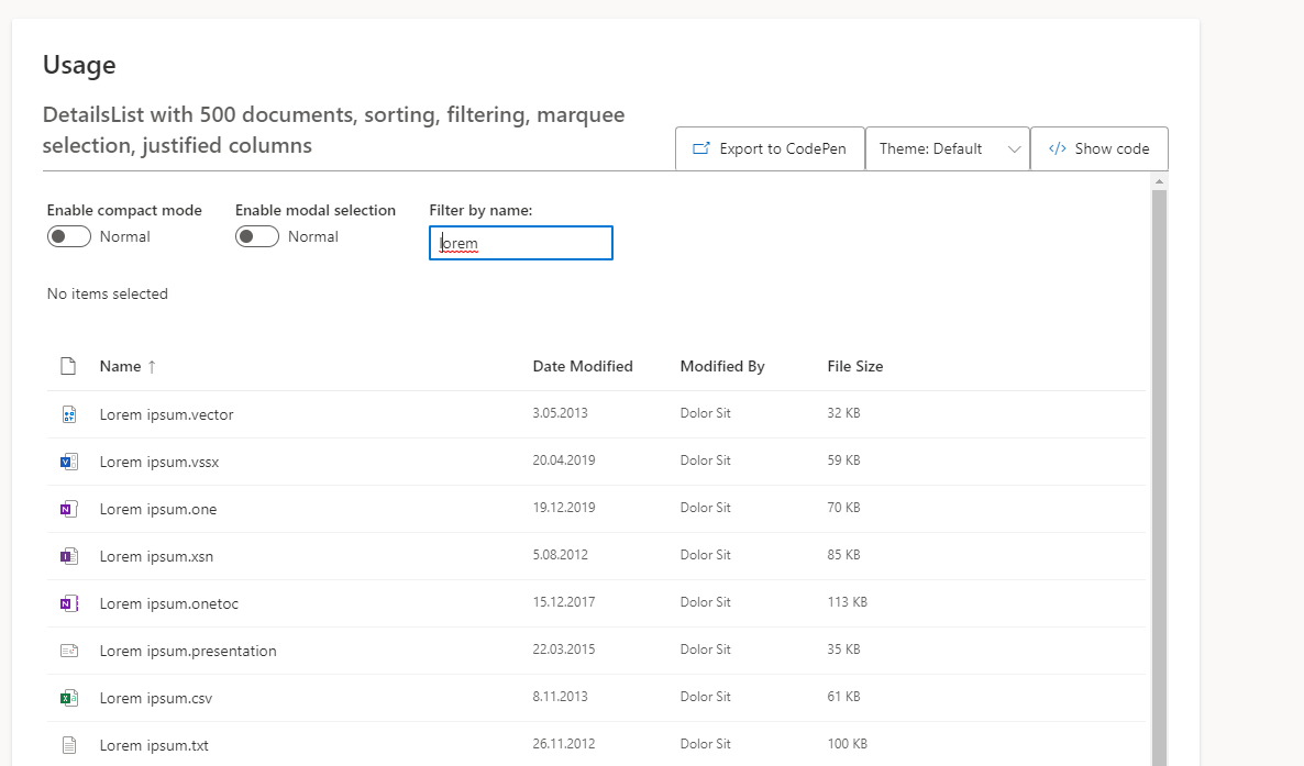 Detail list filter problem in documentation · Issue #19128 · microsoft ...