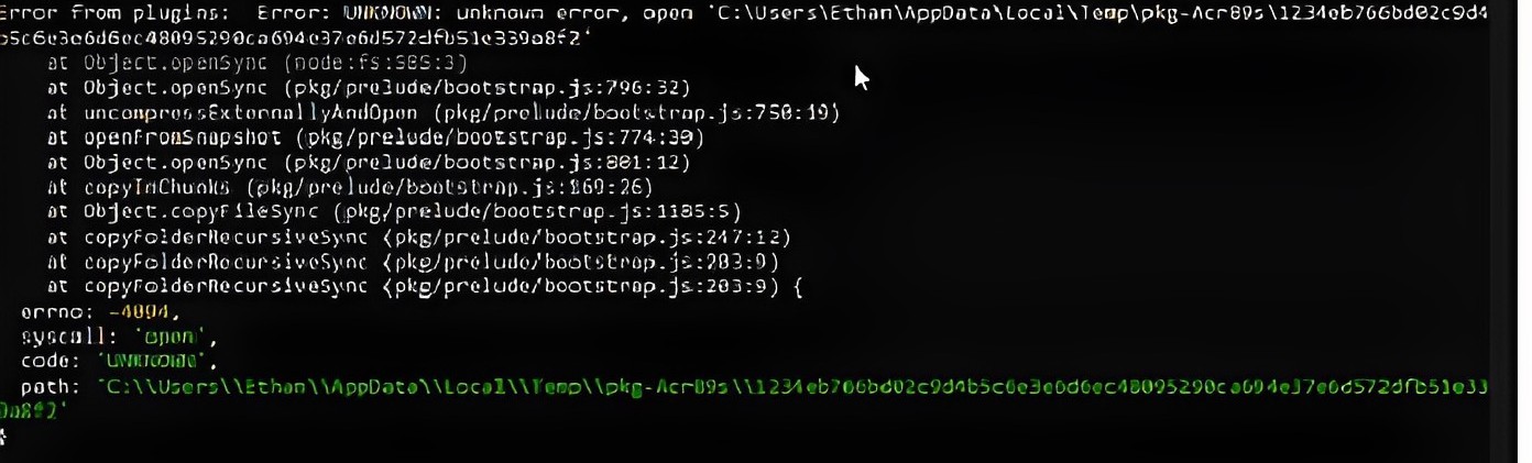 "Unknown Error: open (path)" error in builds compressed with Brotli and archived with .RAR ...